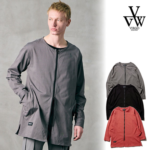 2026 春夏 先行予約 3月〜4月入荷予定 VIRGOwearworks ヴァルゴウェアワークス ESSENCE ZIP SHIRT シャツ キャンセル不可 atftps