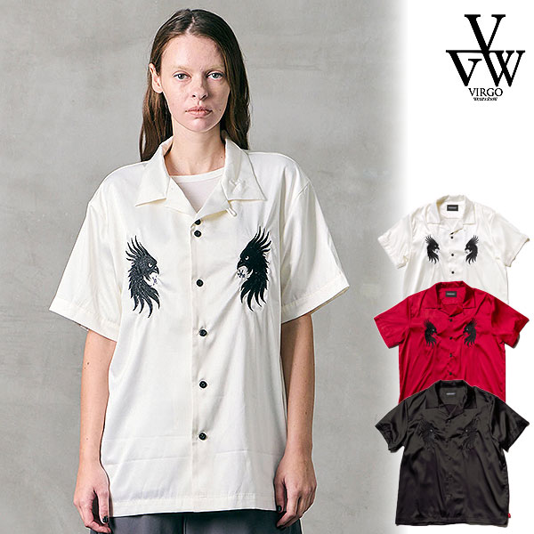 2026 春夏 先行予約 4月〜5月入荷予定 VIRGOwearworks ヴァルゴウェアワークス LUXE BOWLING SATIN SHIRT シャツ atftps
