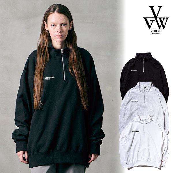 2026 春夏 先行予約 1月〜2月入荷予定 VIRGOwearworks ヴァルゴウェアワークス HALF?ZIP REFLECT SWEAT スウェット atftps