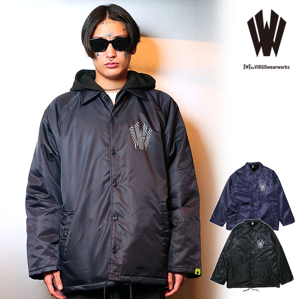 W by VIRGOwearworks ダブリューバイヴァルゴウェアワークス Warp logo coach jacket atfjkt