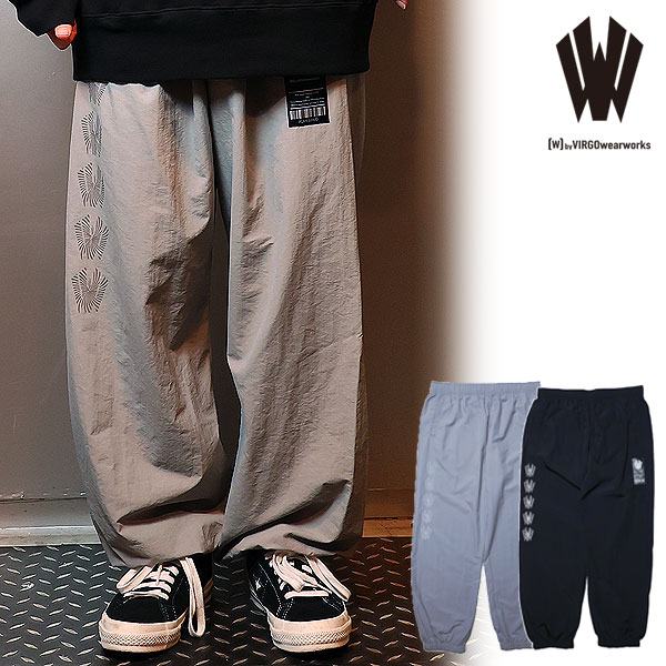 2025 秋冬 先行予約 10月〜11月入荷予定 W by VIRGOwearworks ダブリューバイヴァルゴウェアワークス Warp logo nylon pt atfpts