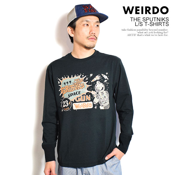 WEIRDO ウィアード THE SPUTNIKS - L/S T-SHIRTS メンズ Tシャツ 長袖 ロンT クルーネックTシャツ アメカジ 送料無料 atftps