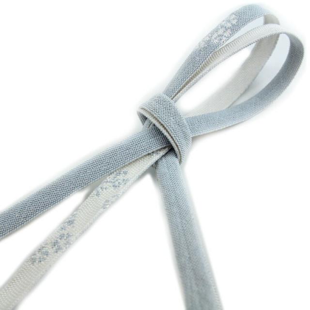 「グラデーションリバーシブル帯締め」平組 正絹 帯〆 5色バリエーション 夏用にも グラデーションリバーシブル帯締め」平組 正絹 帯〆 5色バリエーション