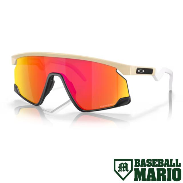 オークリー OAKLEY BXTR ビーイックスティーアール スポーツサングラス Matte Desert Tan/Prizm Ruby ハイブリッジフィット 一般 耐衝撃 軽量 野球 ベースボール アクセサリー アイウェア サングラス 小物 928004