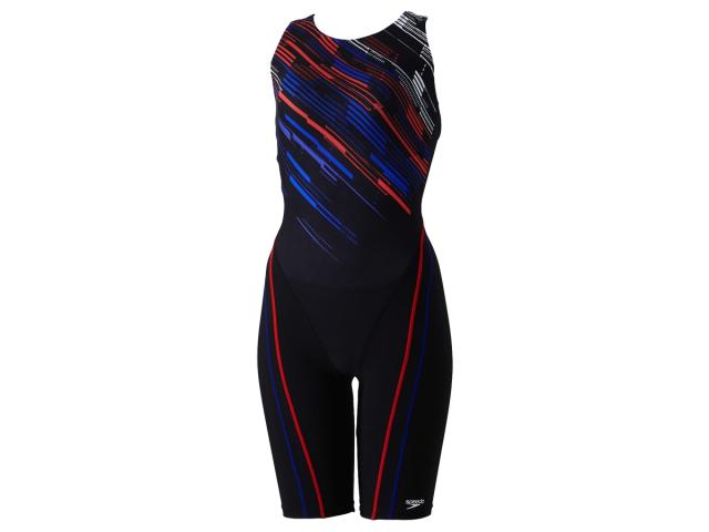 スピード speedo Digi Course Rope Loosen Kneeskin デジコースロープルースンニースキン レディース ブラック 黒 水泳 スイム フィットネス 水着 オールインワン SFW12402-RB