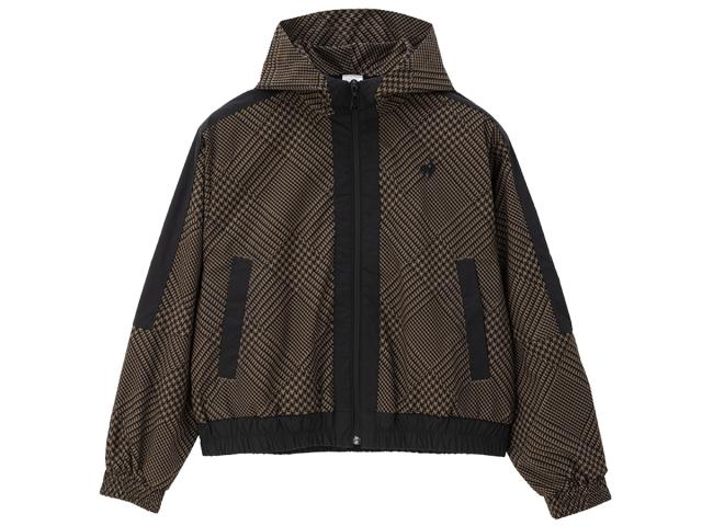 ルコック le coq sportif グラフィックウィンドブレーカージャケット レディース 秋 冬 ブラウン 茶色 スポーツ フィットネス パーカー ジャケット LT4FWB31L-BW00