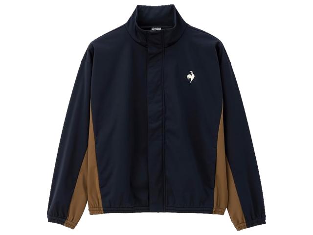 ルコック le coq sportif ストレッチボンディングフリースジャケット レディース 秋 冬 ネイビー 紺 スポーツ フィットネス フルジップ ジャケット LT4FWB60L-NV00