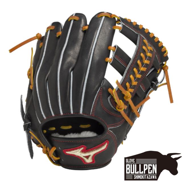 ミズノ MIZUNO グローバルエリート ジャパン GlobalElite JAPAN 硬式用グラブ 内野手用 サイズ8 一般 ブラック×コルク 2025年春夏 野球 硬式 グローブ 高校野球 大学 社会人 草野球 1AJGH32303