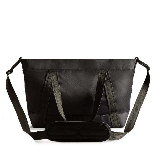 ハンター HUNTER 【正規取扱販売店】NYLON MIDI TOPCLIP TOTE ナイロン ミディアム トップ クリップ トート バッグ 13.06L メンズ レディース ブラック カジュアル バッグ 2WAY 通勤 通学 トートバッグ ショルダーバッグ ストラップ取り外し可能 UBS1201KBM