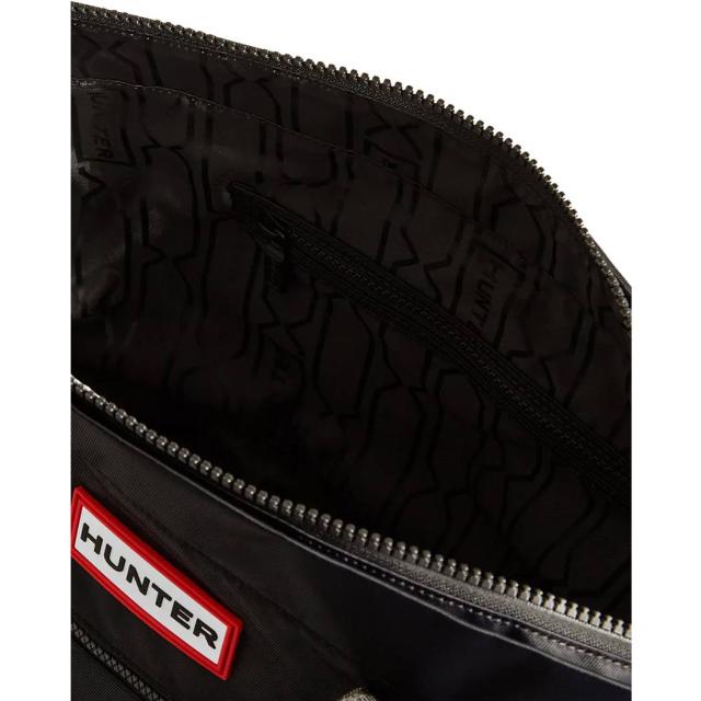 ハンター HUNTER 【正規取扱販売店】NYLON MIDI TOPCLIP TOTE ナイロン ミディアム トップ クリップ トート バッグ 13.06L メンズ レディース ブラック カジュアル バッグ 2WAY 通勤 通学 トートバッグ ショルダーバッグ ストラップ取り外し可能 UBS1201KBM