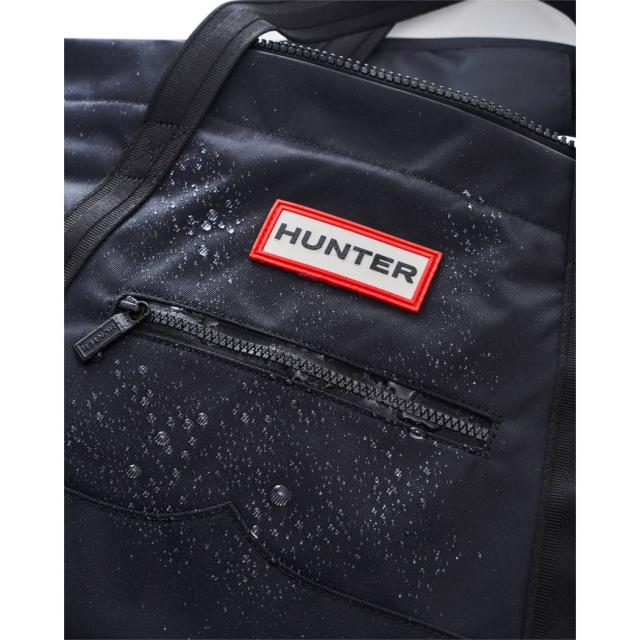 ハンター HUNTER 【正規取扱販売店】NYLON MIDI TOPCLIP TOTE ナイロン ミディアム トップ クリップ トート バッグ 13.06L メンズ レディース ブラック カジュアル バッグ 2WAY 通勤 通学 トートバッグ ショルダーバッグ ストラップ取り外し可能 UBS1201KBM