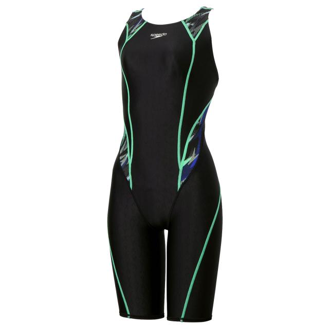 スピード speedo FLEX Σχ Mini Openback Kneeskin フレックスシグマカイミニオープンバックニースキン レディース ブラック 黒 水泳 スイム 競泳 水着 オールインワン WA承認モデル SCW12503F-BG