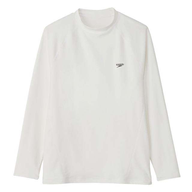 スピード speedo ロングスリーブラッシュティー メンズ ホワイト 白 水泳 スイム 海水浴 ラッシュガード SF72302-W