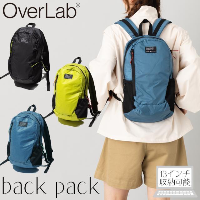 オーバーラボ OverLab back pack バックパック メンズ レディース ユニセックス リュック バックパック 通勤 通学 アウトドア 旅行 登山 カジュアル パソコン 韓国 エコ OVPR-107