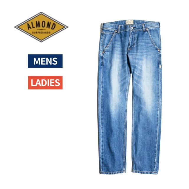 アーモンドサーフボードデザイン Almond Surfboards＆Design ALMOND ORGANIC DENIM USED WASH アーモンドオーガニックデニムユーズドウォッシュ メンズ レディース ブルー カジュアル パンツ デニム ジーンズ OZDM1902SP