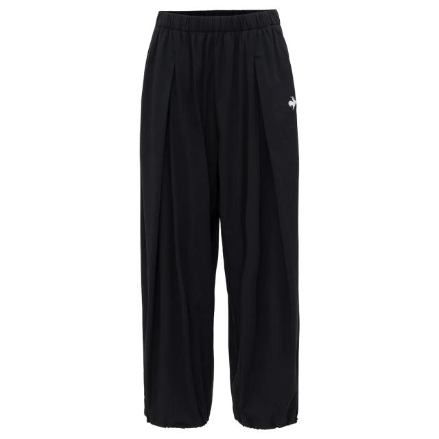 ルコック le coq sportif 接触冷感ウーブンワイドパンツ 池田エライザ着用 レディース ブラック 黒 スポーツ フィットネス ロング パンツ LT5SLP31L-BK00