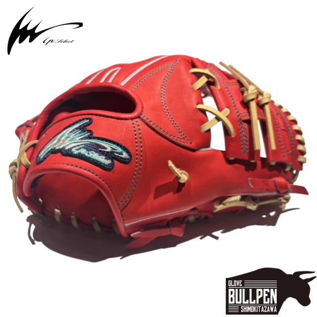 アイピーセレクト ip select  ipセレクト 専用グラブ袋付き 2025FW限定 硬式用グラブ 内野手用 Ip.RD-S 高校野球対応 一般 野球 硬式 グローブ 少年 中学生 高校野球 Ip.RD-S