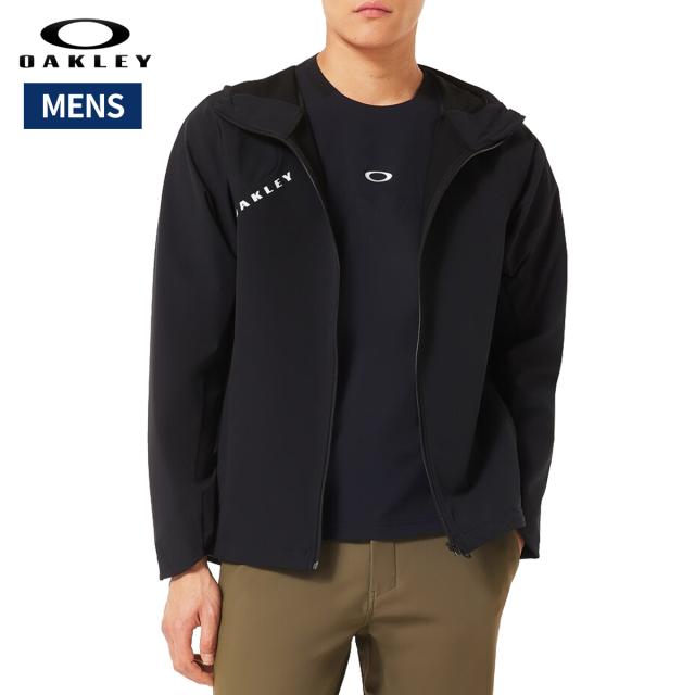 オークリー OAKLEY US規格 Enhance Tech Dryshell Jacket 1.0 エンハンス テック ドライシェル ジャケット 1.0 メンズ 秋 冬 ブラック 黒 スポーツ トレーニング パーカー ジャケット FOA408202-02E