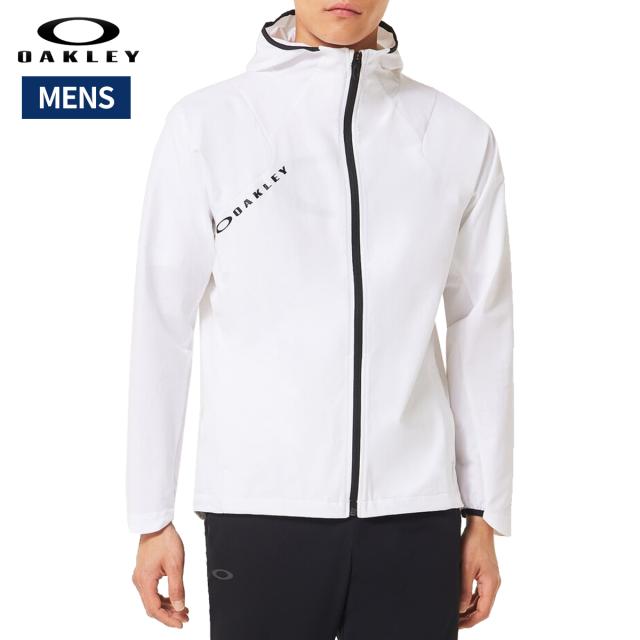 オークリー OAKLEY US規格 Enhance Tech Dryshell Jacket 1.0 エンハンス テック ドライシェル ジャケット 1.0 メンズ 秋 冬 ホワイト 白 スポーツ トレーニング パーカー ジャケット FOA408202-100