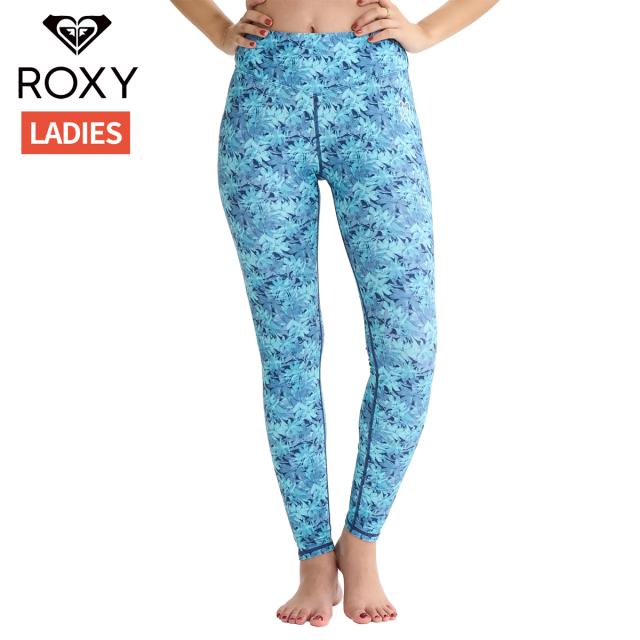 ロキシー ROXY HAVE A GREAT DAY LEGGINGS ハブ ア グレート デイ レギンス レディース オールシーズン 水陸両用 速乾 UVカット ブルー 青 スポーツ フィットネス ロング タイツ RPT254520-BLU