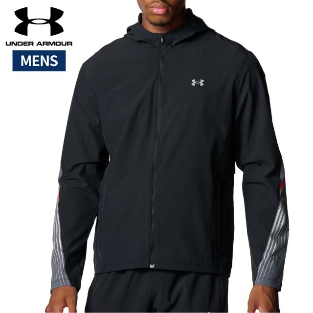 アンダーアーマー UNDER ARMOUR UAベロシティ ストーム ジャケット メンズ ブラック 黒 スポーツ トレーニング パーカー ジャケット 6005900-001
