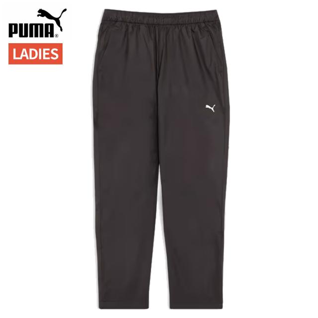 プーマ PUMA TAD 裏起毛 トリコットライナー パンツ レディース ブラック 黒 スポーツ フィットネス ロング パンツ 528005-01