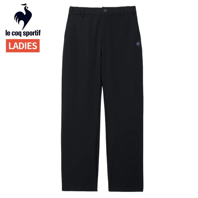 ルコック le coq sportif エアスタイリッシュパンツ ヒートナビ 前開きストレート レディース 秋 冬 ネイビー 紺 スポーツ フィットネス ロング パンツ LT5FLP41L-NV00