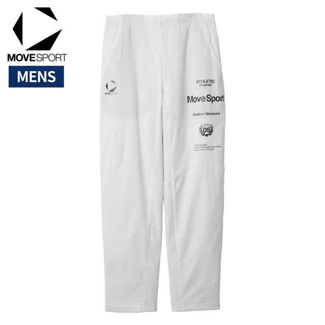 ムーブスポーツ MOVESPORT ACTIVE SUITS THERMO アクティブ スーツ サーモ オーセンティック ロングパンツ 石川祐希選手着用 メンズ 秋 冬 ホワイト 白 スポーツ トレーニング ロング パンツ ST5FPZ32M-WH00