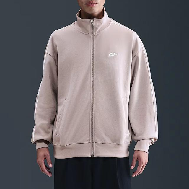 ナイキ NIKE スポーツウェア クラブ オーバーサイズド ニット トラックスーツ ジャケット メンズ グレー 灰色 スポーツ トレーニング フルジップ ジャケット HV1418-009