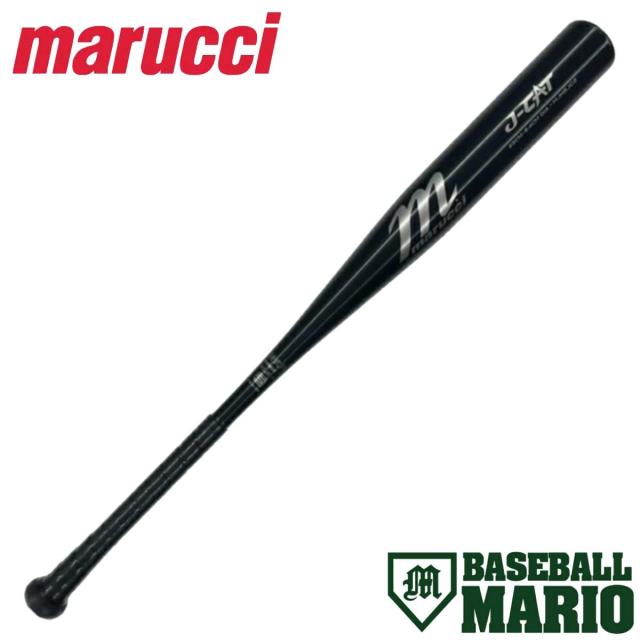 マルーチ／マルッチ marucci J-CAT Jキャット 硬式用金属製バット 83cm 84cm 平均900g以上 高校野球新基準対応 トップバランス 野球 硬式 バット アルミ合金 ブラック ベースボールマリオ MJHSJC2