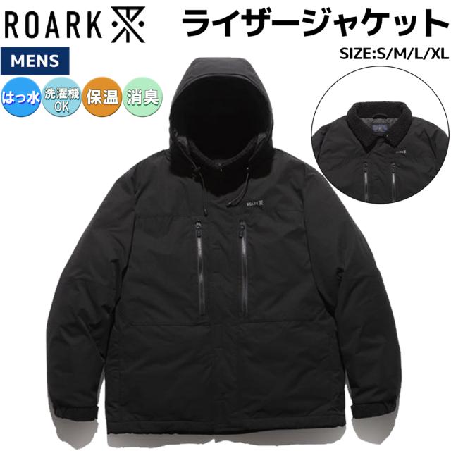 ロアーク ROARK ライザージャケット  メンズ カジュアル ウェア アウター タウンユース 速乾 ストレッチ 撥水 洗濯機OK RJJ1170-BLK