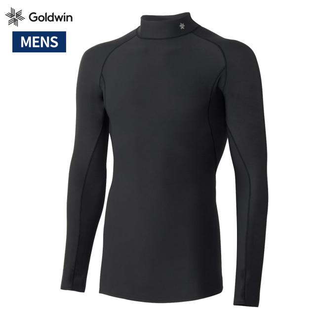 シースリーフィット C3fit Kodenshi Warm High Neck Long Sleeves コウデンシウォ−ムハイネックロングスリーブ メンズ ブラック 黒 スポーツ トレーニング インナー 長袖 GC65302-BK