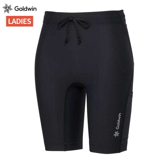 シースリーフィット C3fit Impact Air Cargo Half Tights インパクトエアーカーゴハーフタイツ レディース ブラック 黒 スポーツ フィットネス タイツ レギンス GCW15152-BK