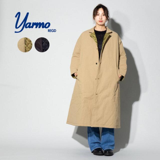 ヤーモ Yarmo New Quilting Lab Coat ニューキルティングラボコート 2025AW レディース カジュアル 中綿 防寒 ウェア 秋冬 アウター ジャケット コットン リネン クラシック YAR-25AWCO32