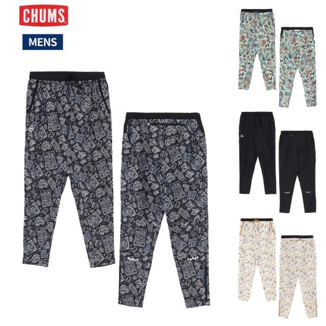 チャムス CHUMS ランニングパンツ Running Pants ロングパンツ 撥水加工 UVカット スポーツウエア カジュアル パンツ スポーツ CH03-1391