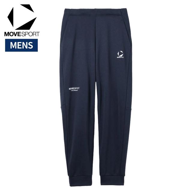 ムーブスポーツ MOVESPORT HEATNAVI TAIKYU ヒートナビ タイキュウ 裏起毛 ジョガーパンツ メンズ 秋 冬 ネイビー 紺 スポーツ トレーニング ロング パンツ ST5FPZ41M-NV01