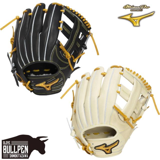 ミズノ MIZUNO 専用グラブ袋付き MizunoPro 硬式用グラブ 内野手用 サイズ10 一般 ミズノプロ 限定仕様モデル 2026年春夏 日本製 野球 硬式 グローブ 高校野球 大学 社会人 ベースボールマリオ 1AJGH34223