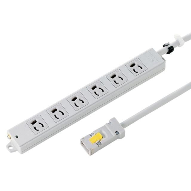 サンワサプライ 工事物件タップ 3P 6個口 5m TAP-KH6-5 【北海道・沖縄・離島配送不可】