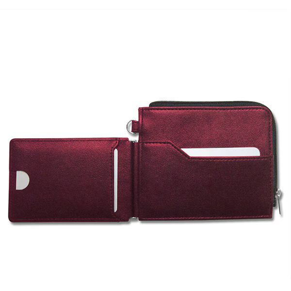 （まとめ買い）コレクト フラグメントケース 本革調 8ポケット パスケースつき カード・紙幣・をコンパクトに携帯 ワイン CH-201V-WI 〔3個セット〕 【北海道・沖縄・離島配送不可】