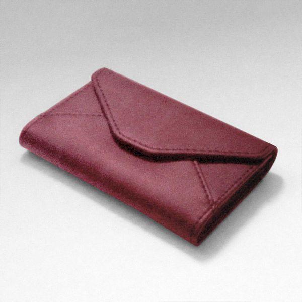 （まとめ買い）コレクト カードホルダー アコーディオン式 本革調 7ポケット カード約20枚収納 ワイン CP-607V-WI 〔3個セット〕 【北海道・沖縄・離島配送不可】