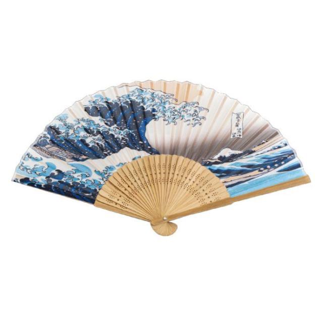 （まとめ買い）セキセイ 雅風 扇子 グレートウェーブ KH-2483-00 〔3個セット〕 【北海道・沖縄・離島配送不可】
