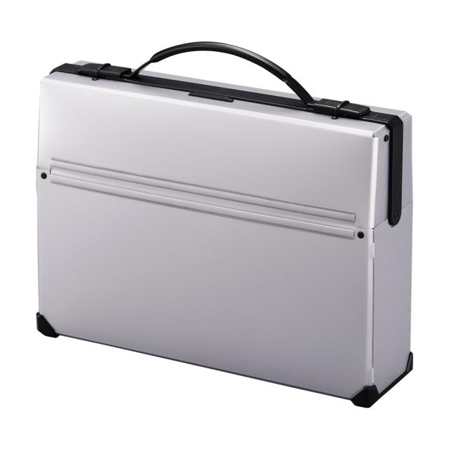 （まとめ買い）リヒトラブ ダレスバッグ 幅広タイプ シルバー A-662-26 〔3個セット〕 【北海道・沖縄・離島配送不可】