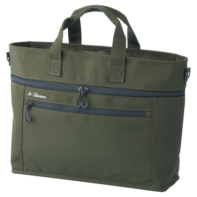 （まとめ買い）リヒトラブ ALTNA スタンドバッグ ビジネスバッグ オリーブ A-7760-22 〔3個セット〕 【北海道・沖縄・離島配送不可】