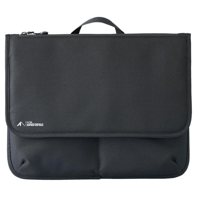 （まとめ買い）リヒトラブ ALTNA フラップポーチ バッグインバッグ Lサイズ ブラック A-7768-24 〔3個セット〕 【北海道・沖縄・離島配送不可】