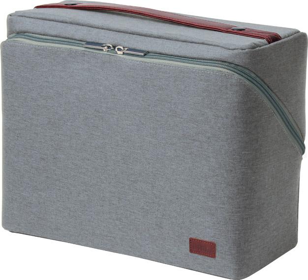 （まとめ買い）ソニック ユートリム ビジネスバッグ スマ・スタ A4ボックス グレー UT-2159-GL 〔3個セット〕 【北海道・沖縄・離島配送不可】