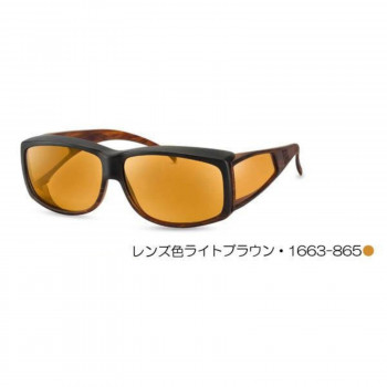 エッシェンバッハ　ウェルネス・プロテクト　オーバーサングラスタイプ　小　レンズ色ライトブラウン・1663-865 【北海道・沖縄・離島配送不可】