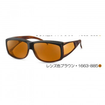 エッシェンバッハ　ウェルネス・プロテクト　オーバーサングラスタイプ　小　レンズ色ブラウン・1663-885 【北海道・沖縄・離島配送不可】