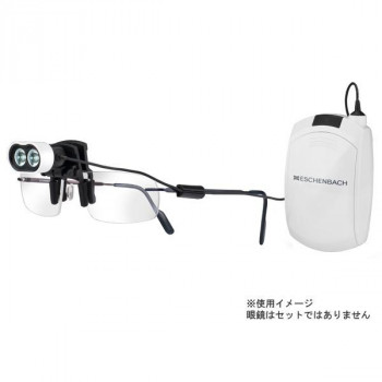 エッシェンバッハ　マックス・ディテール用ヘッドライトLED　眼鏡用クリップタイプ　1604-22 【北海道・沖縄・離島配送不可】