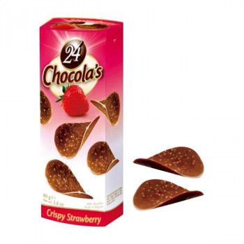 ハムレット チョコチップス 24P ストロベリー 12箱 100001065 【北海道・沖縄・離島配送不可】