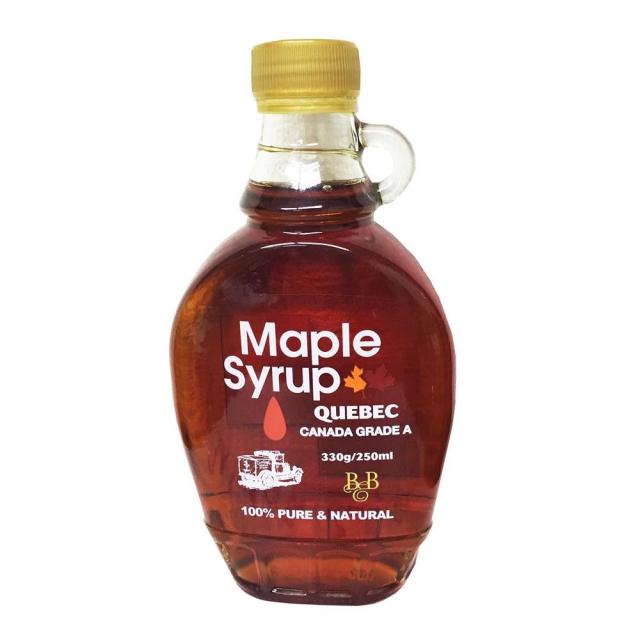 ボーアンドボン B＆B ピュアメープルシロップ アンバーリッチテイスト 330g×12個 【北海道・沖縄・離島配送不可】